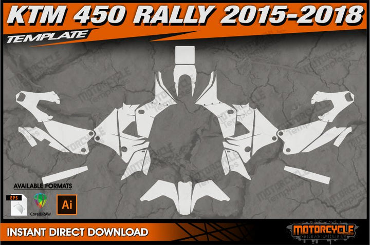 KTM RALLY 450 – MOTORCYCLE TEMPLATES