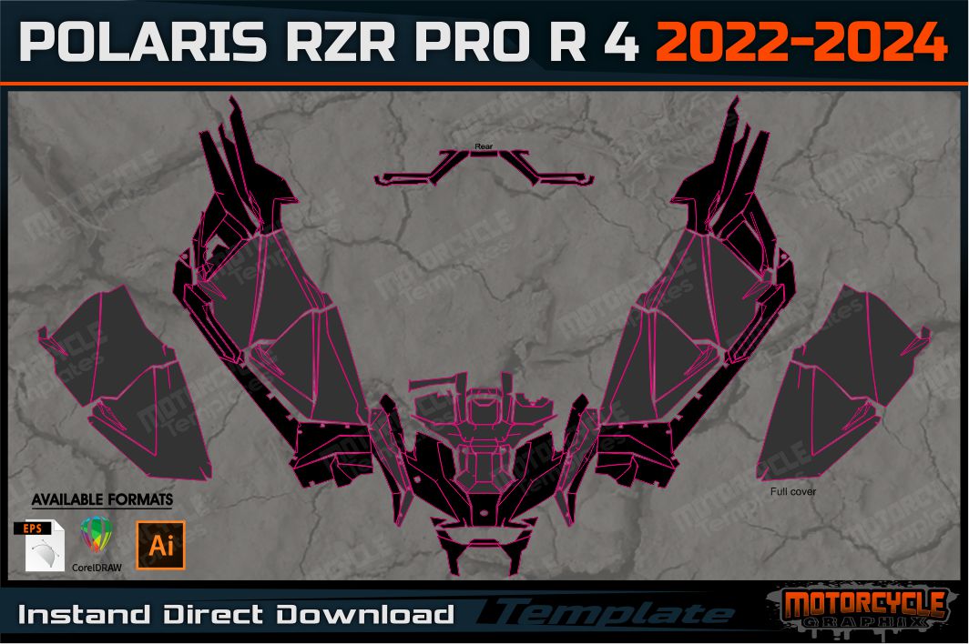 POLARIS RZR PRO R 4 2022-2024 – MOTORCYCLE TEMPLATES