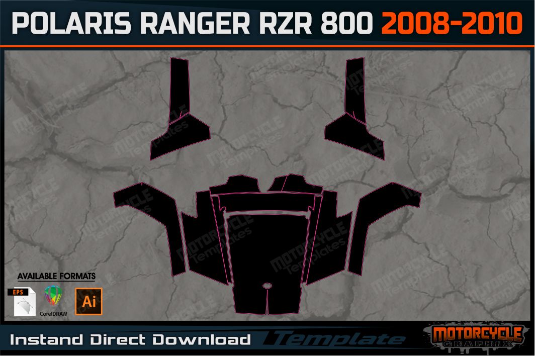 POLARIS RANGER RZR 800 2008-2010 – MOTORCYCLE TEMPLATES