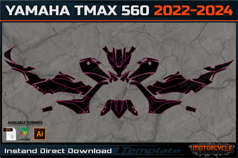 YAMAHA TMAX 560 – MOTORCYCLE TEMPLATES