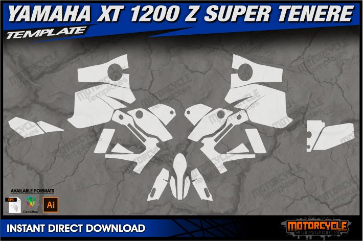YAMAHA XT 1200 Z SUPER TENERE – MOTORCYCLE TEMPLATES